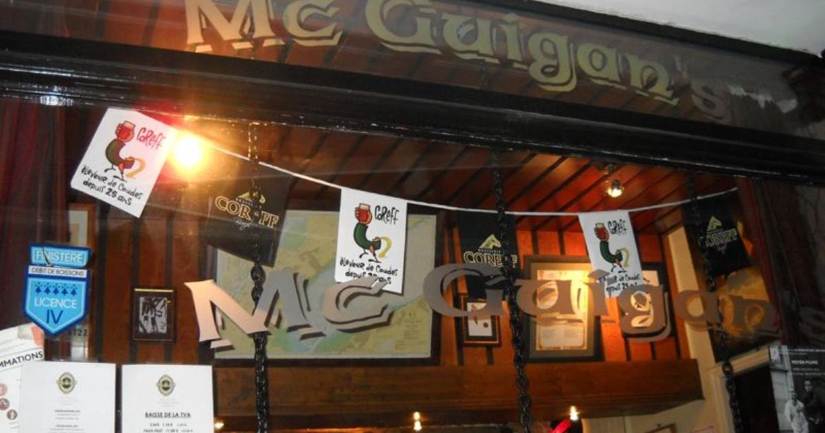 Mc Guigan's restaurant - Office de tourisme Brest en vue